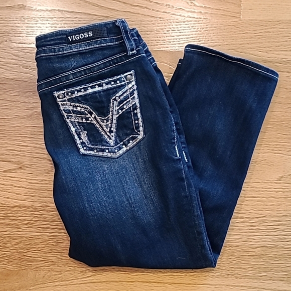 Vigoss | Jeans | Vigoss Heritage Fit Sequin Pocket Capri Jeans | Poshmark